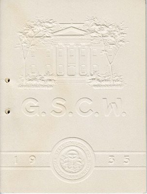 "Commencement Program 1935 June" by GCSU GCSU